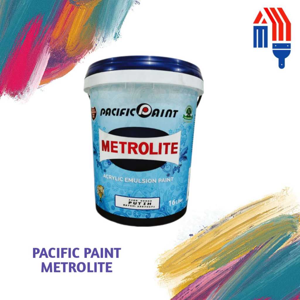 Jual CAT TEMBOK METROLITE 20 LITER PUTIH | Shopee Indonesia