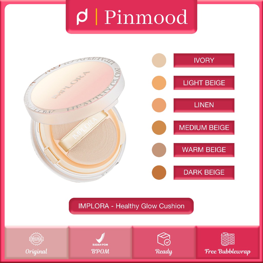 Jual IMPLORA - HEALTHY GLOW CUSHION ( 13 g ) - Cushion Medium to Full ...