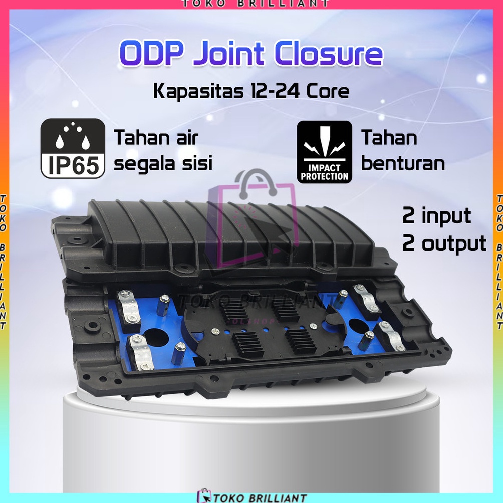 Jual KODE V69X Terminal Box Joint Closure 1224 Core Box Sambungan Ujung ...