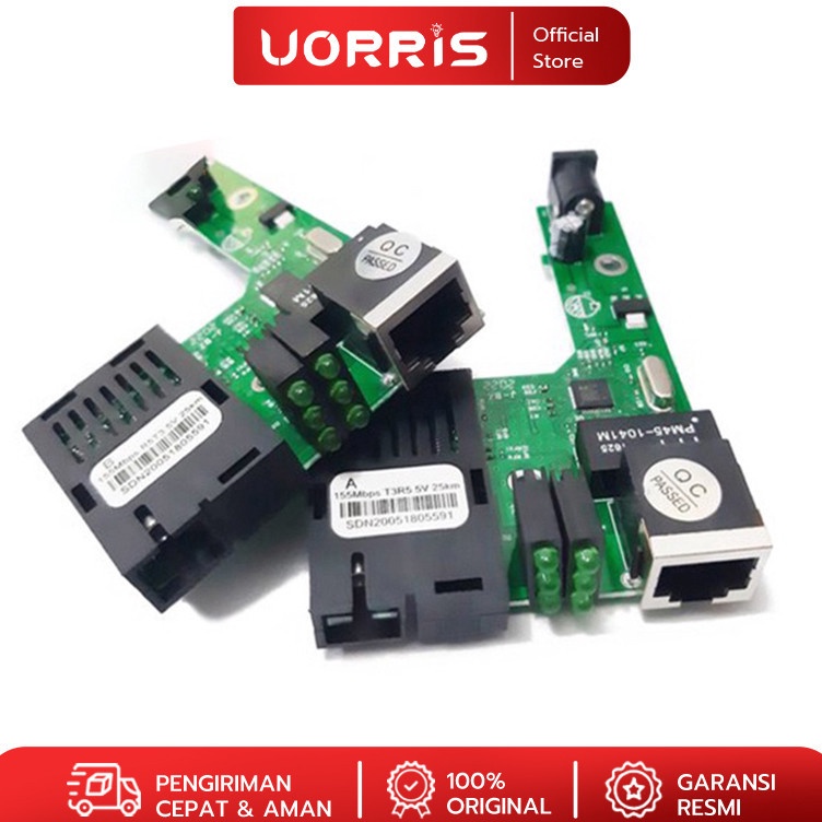 Jual KODE Y25X PCB Board HTB31 AB Side A Side B Fiber Optic Media ...