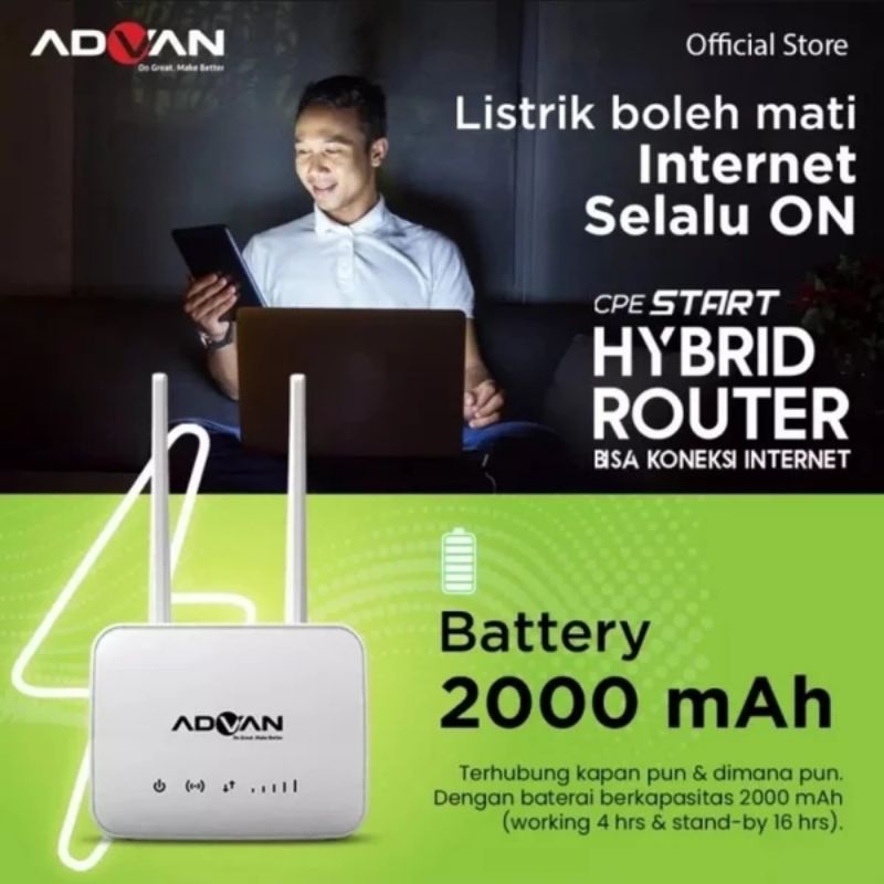 Jual Advan CPE Router Start Modem 4G | Shopee Indonesia