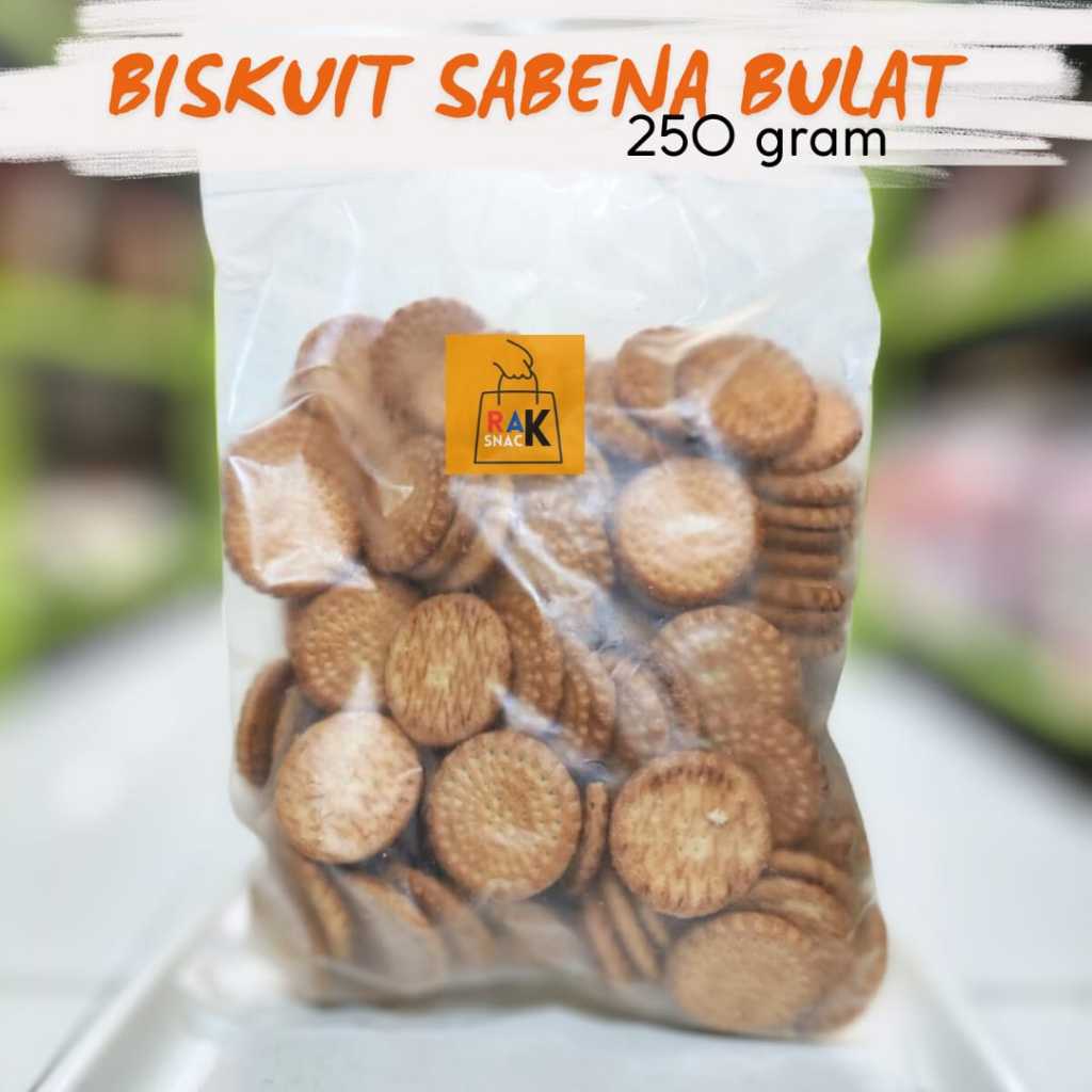 Jual Biskuit Sabena Bulat 250gr | Kue Sabena | Biskuit Murah Kemasan ...