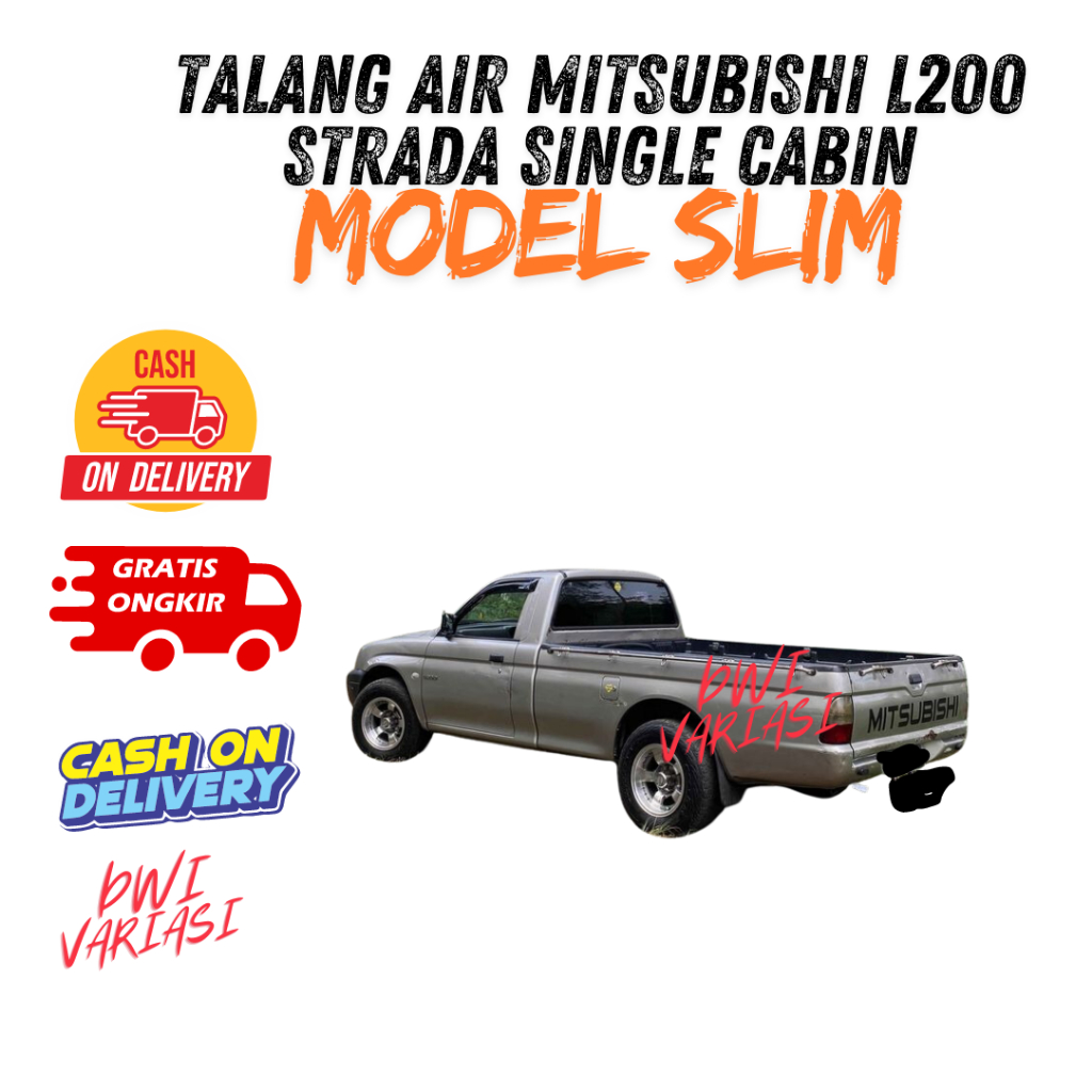 Jual Talang Air Mobil MITSUBISHI L200 Strada Single cabin tahun 2000 ...