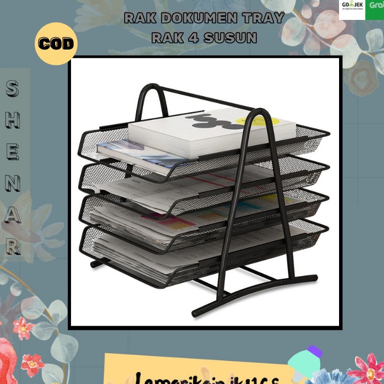 Jual 2KG DOCUMENT TRAY 4 N RAK DOKUMEN 4 TINGKAT FILE DOCUMENT TRAY ...