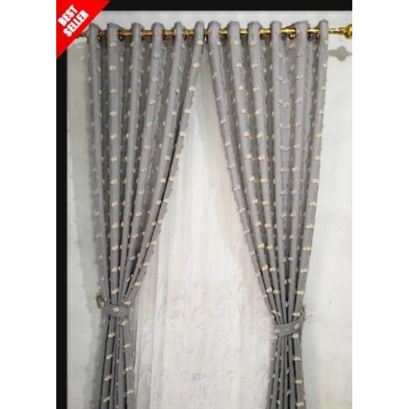 Jual gorden korden horden gordeng tirai putih gorden jendela gorden ...