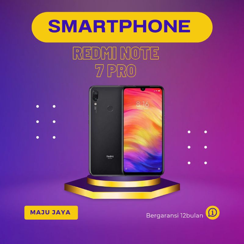 Jual Xiaomi Redmi Note 7 PRO 6/128GB New Smartphone 4G LTE | Shopee Indonesia