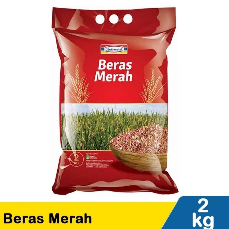 Jual Indomaret Beras Merah 2Kg | Shopee Indonesia