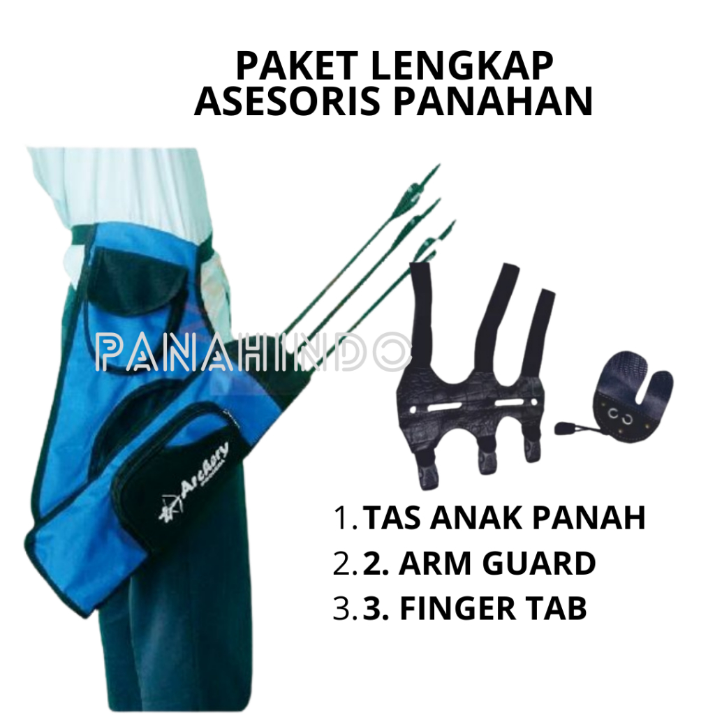 Jual PANAHINDO - FULL SET Asesoris Panahan Lengkap Latihan Memanah ...