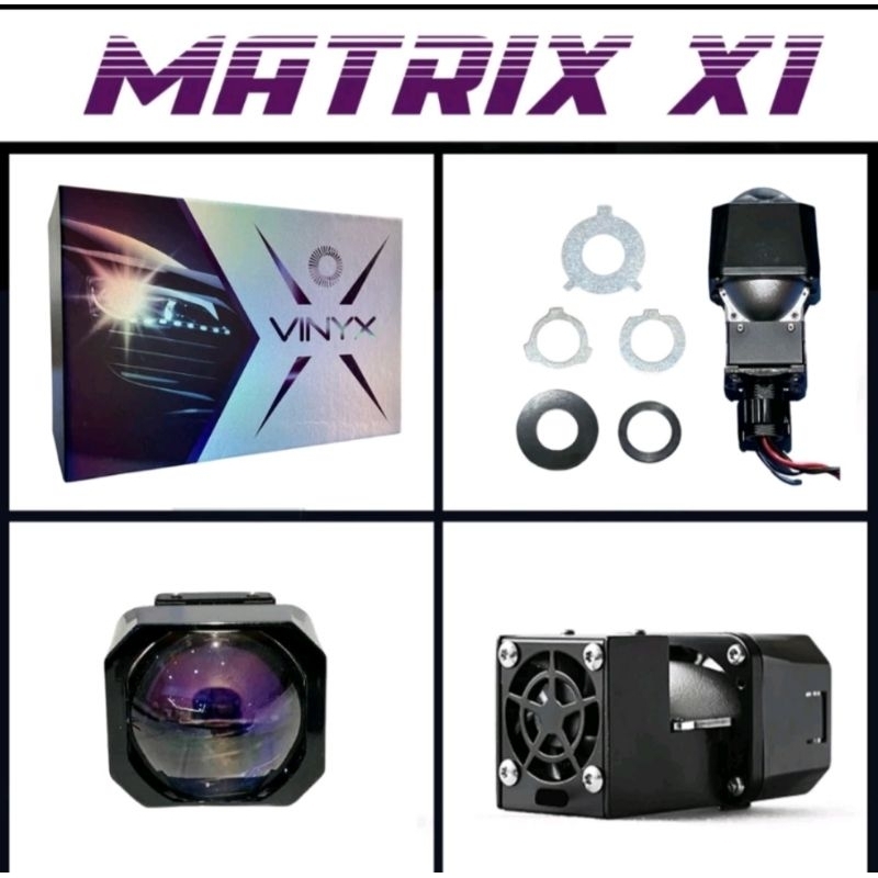 Jual Biled Projie Vinyx Matrix X1 BiLED 1.5 Inch 1pcs (satuan) | Shopee ...