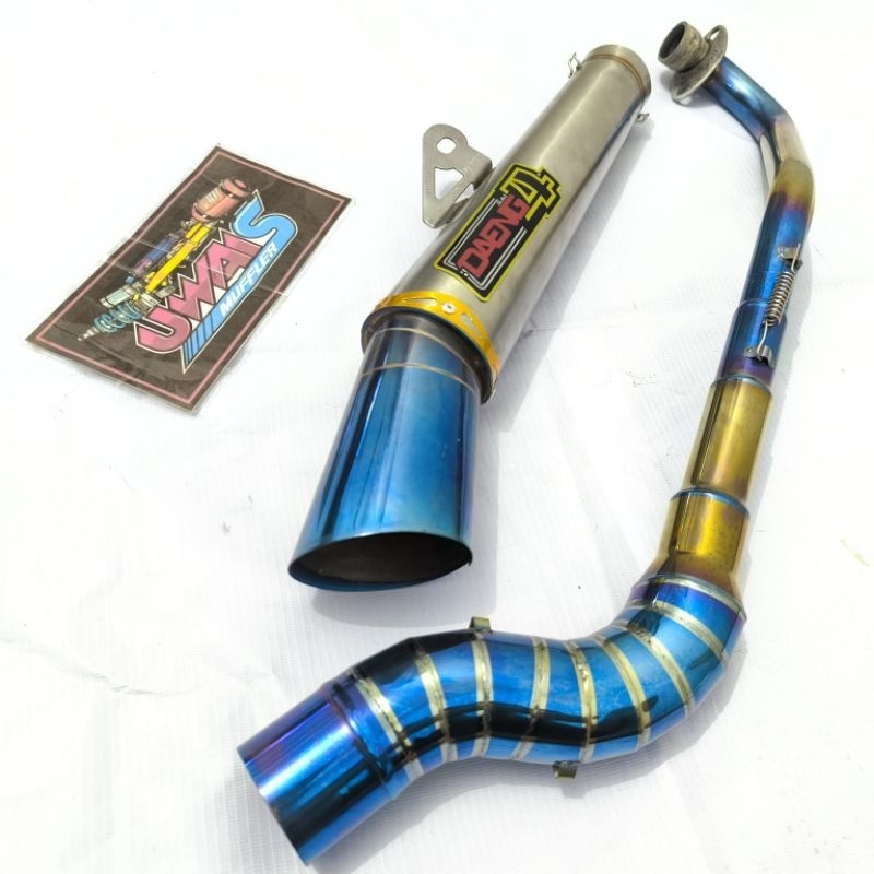 Jual daeng sai4 ekzos racing open for xrm, FURRY, RS, SMASH, RAIDER ...