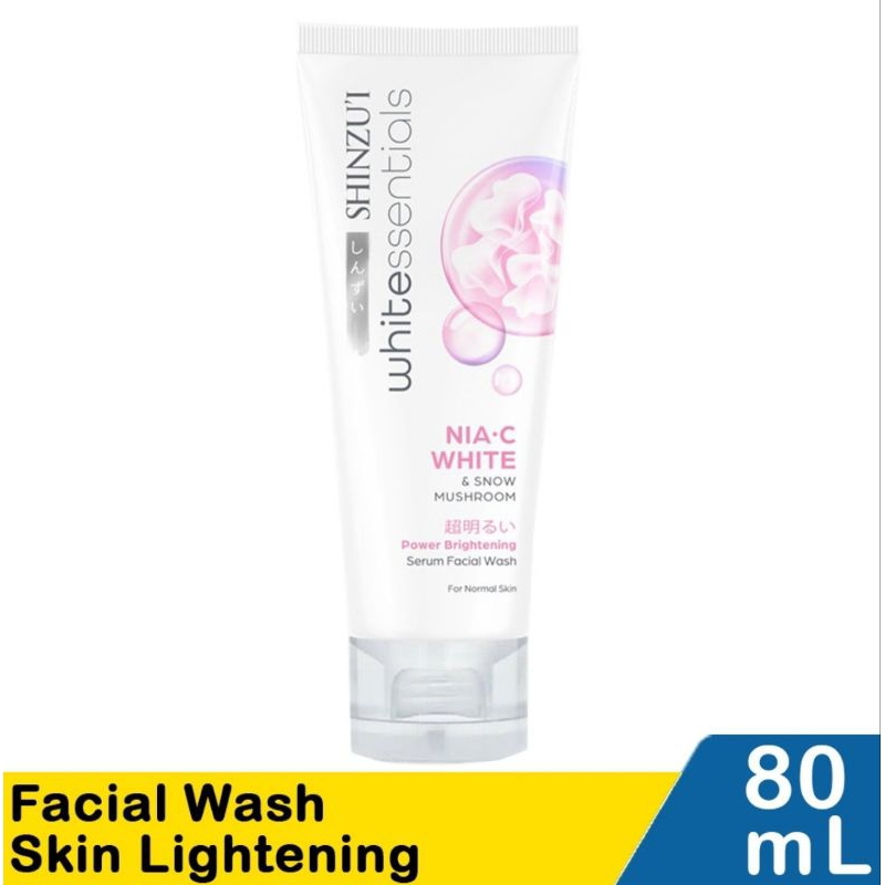 Jual Shinzui Facial Wash Skin Lightening 80ml tube Kemasan Baru ...
