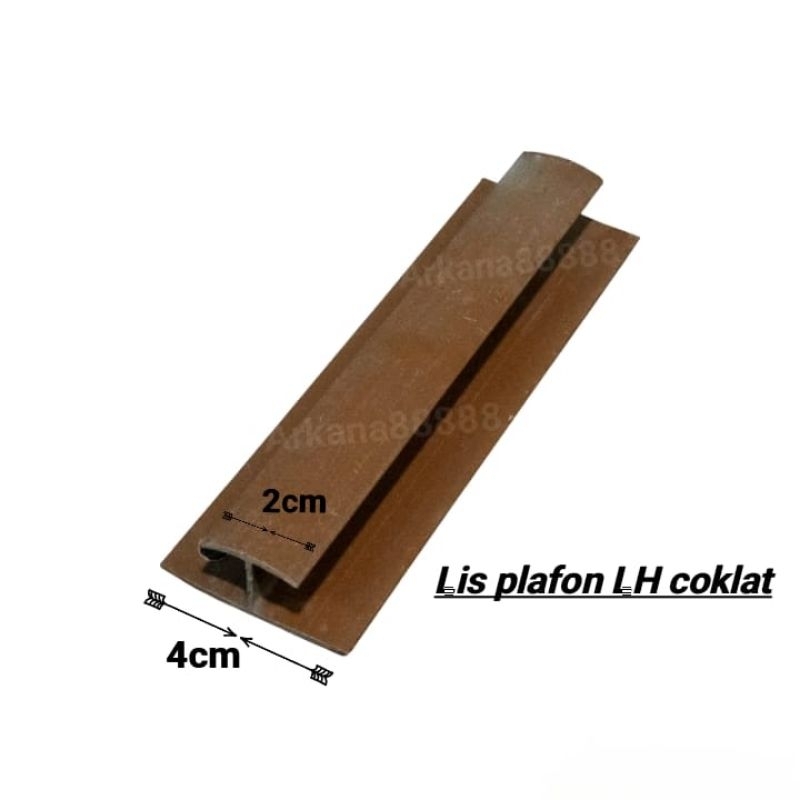 Jual lis plafon /list plafon pvc / sambungan siku L penutup | Shopee Indonesia