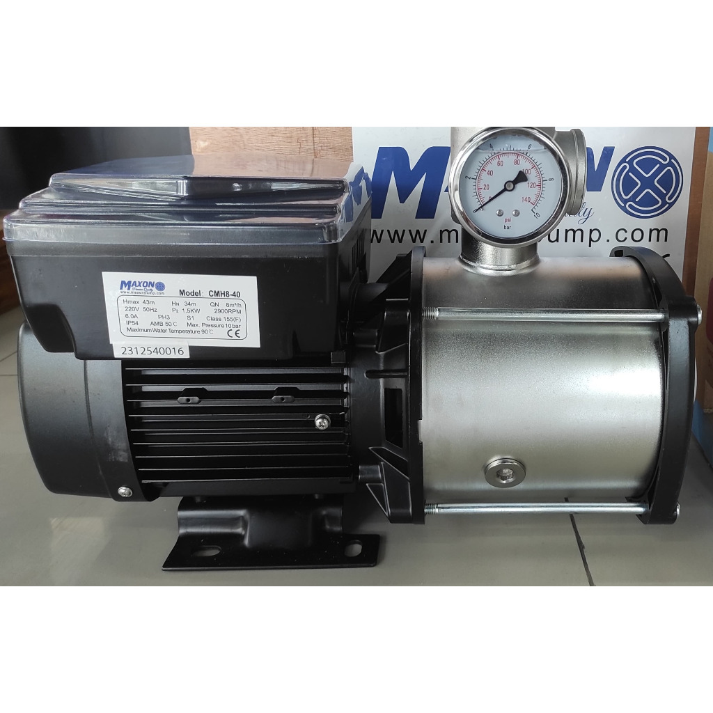 Jual POMPA AIR BOOSTER MULTISTAGE INVERTER CMH 8-40 MAXON ITALY ...