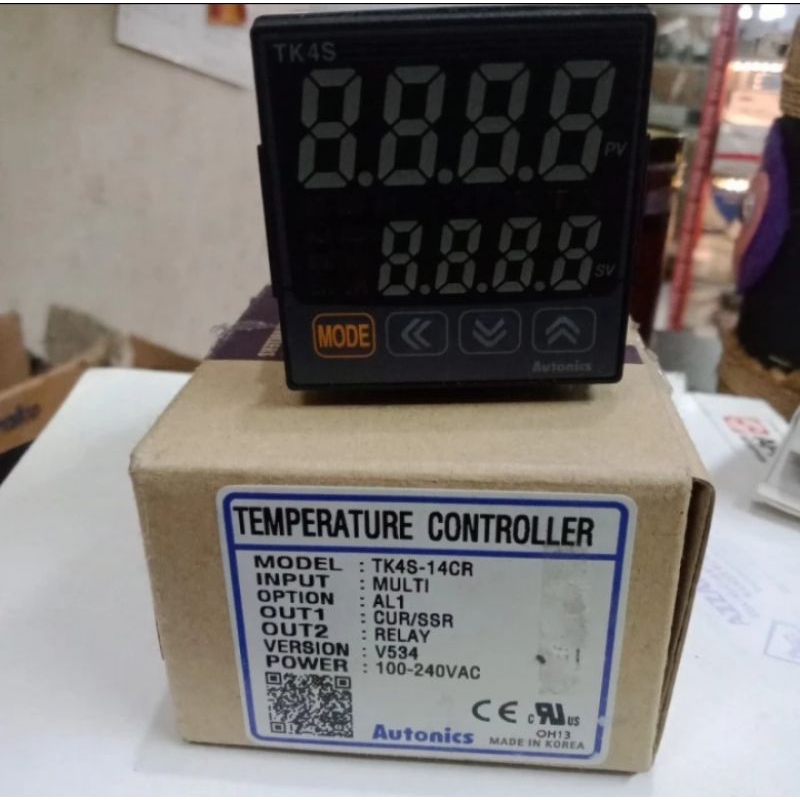 Jual TEMPERATUR CONTROLLER AUTONICS TK4S-14CR ORIGINAL ASLI | Shopee Indonesia