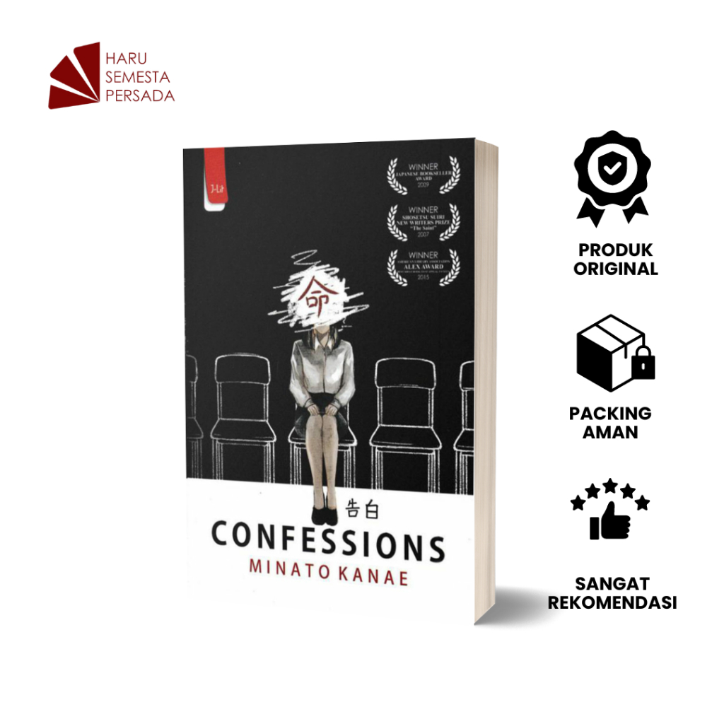 Jual NOVEL CONFESSIONS - MINATO KANAE - Haru | Shopee Indonesia