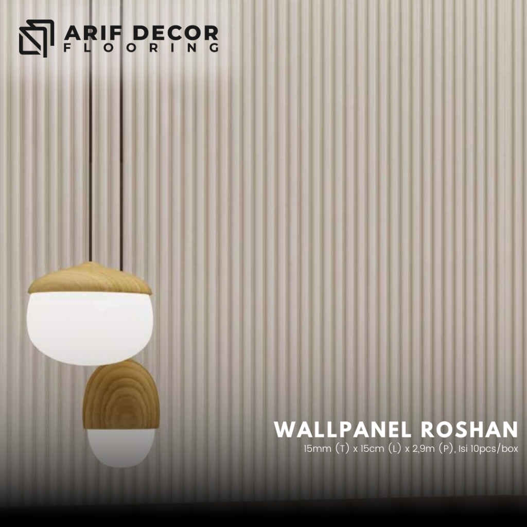 Jual WPC Wall Panel Roshan tebal 15mm panjang 2,9m - wood panel ...