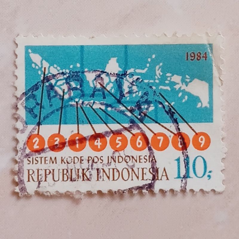 Jual (AD) Perangko Indonesia 1984 Kode Pos 110 rupiah Used | Shopee ...