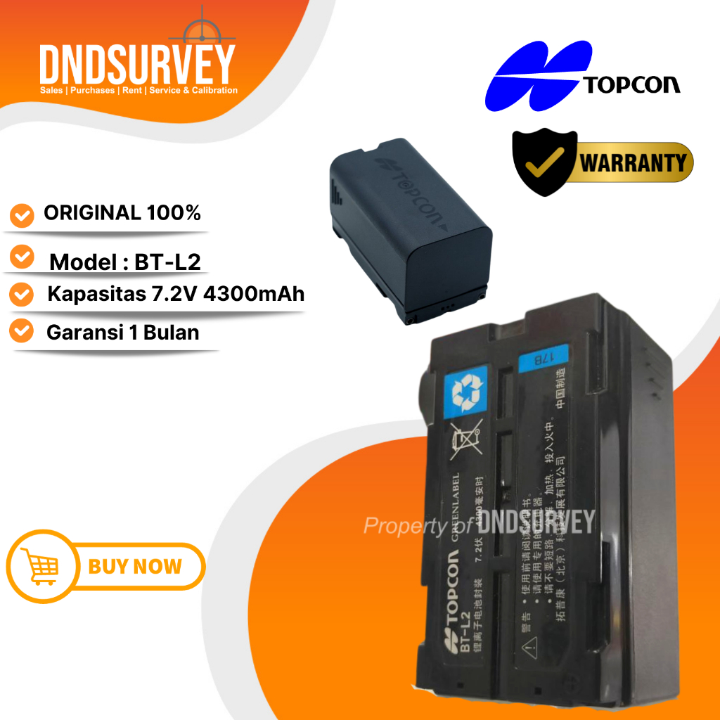 Jual Topcon Battery Total Station Topcon ES OS BTL2 | Shopee Indonesia