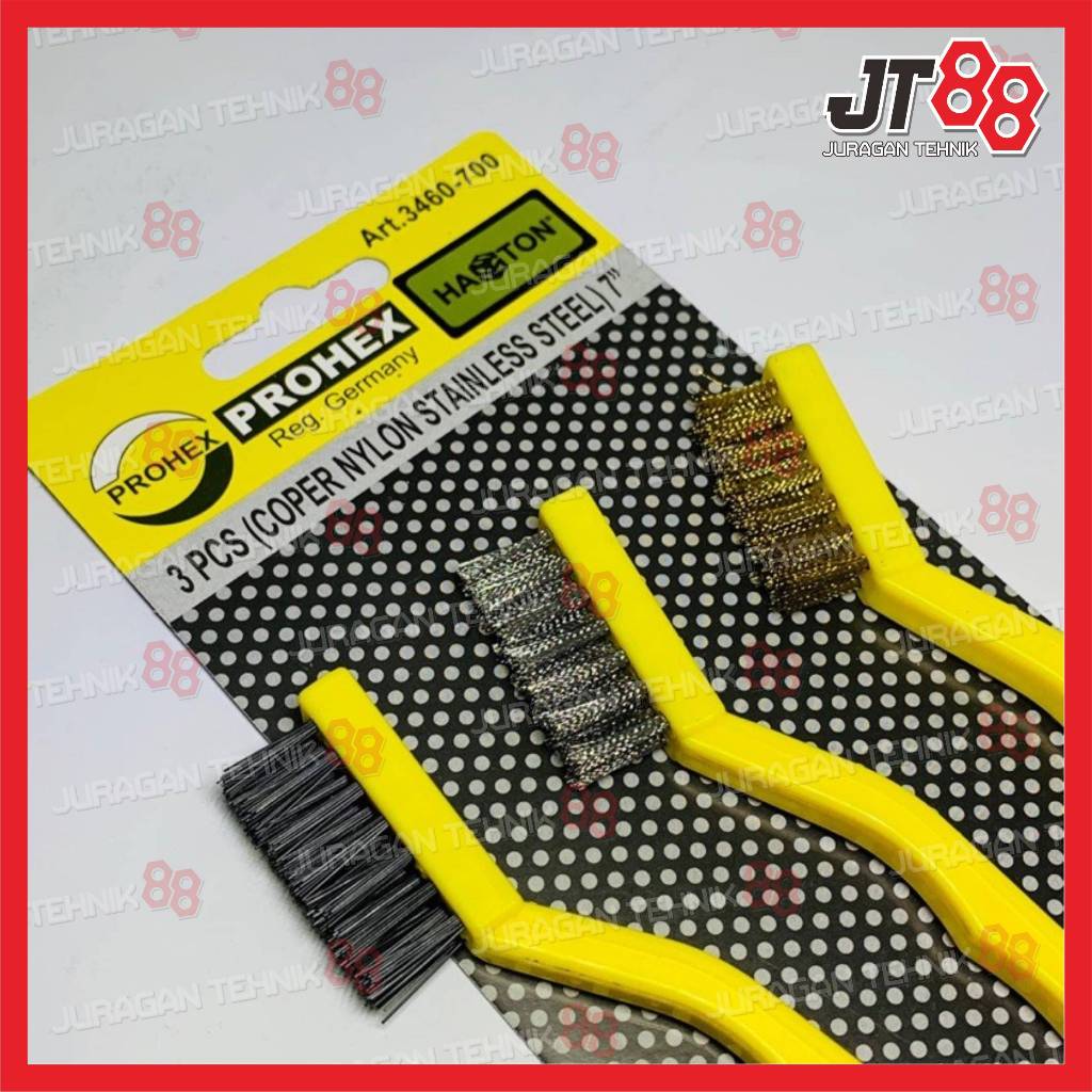 Jual Sikat Kawat Besi 3pcs 7” Hasston Prohex | Shopee Indonesia