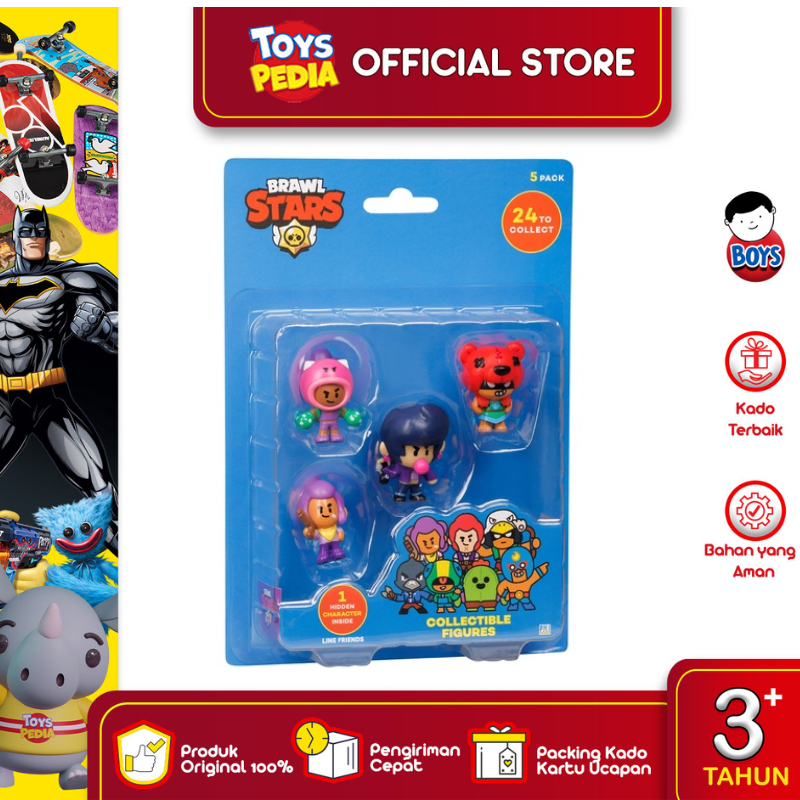 Jual Mainan Mini Action Figure Brawl Stars Figures 5 Pack | Shopee ...