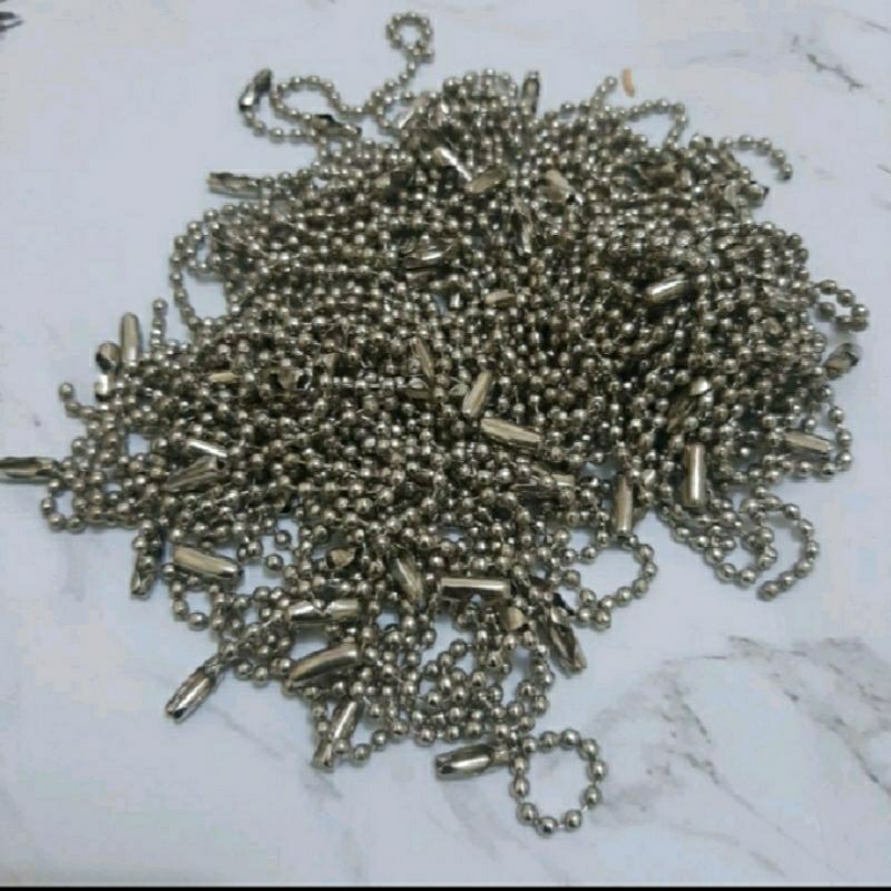 Jual Tali besi biji lada isi 100pcs| gantungan rantai merica | tali ...