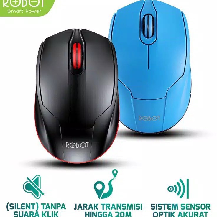 Jual Robot Mouse WIRELESS M31 SILENT 24 GHz Original Garansi Resmi ...