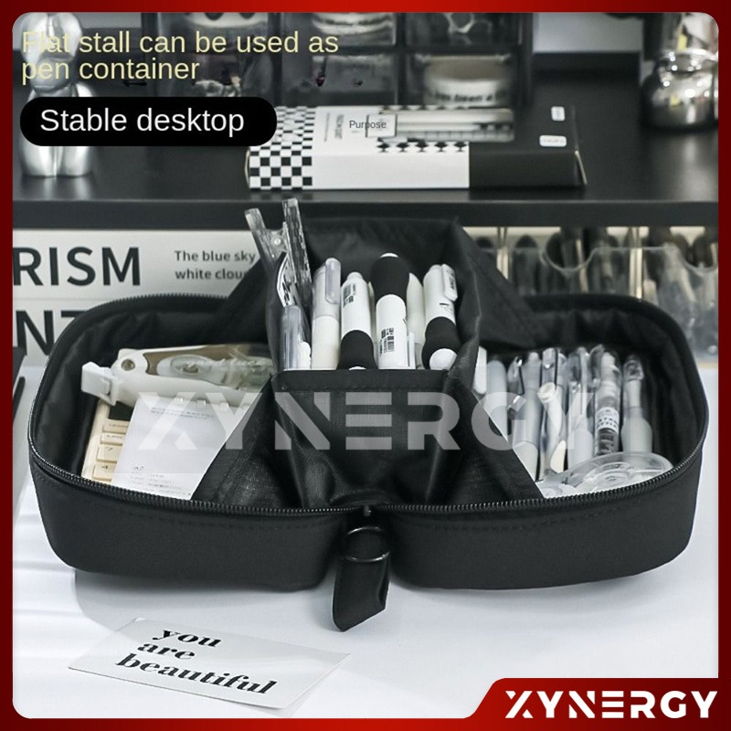 Jual Tempat Pensil Kanvas Kapasitas Besar ZHIBIGE / Tas Penyimpanan ...