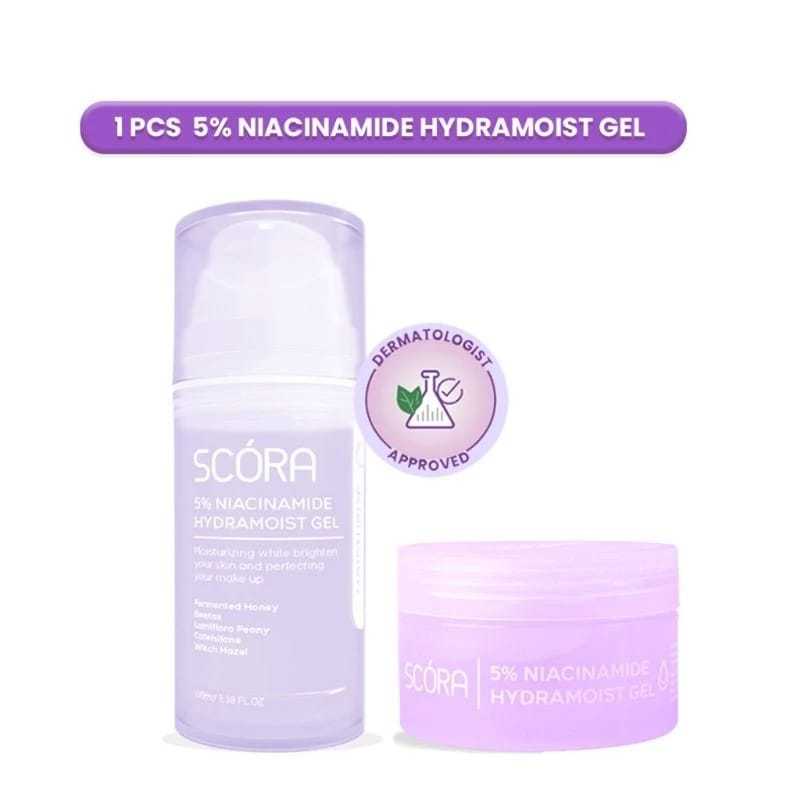Jual SCORA 5% Niacinamide Hydramoist Gel - Pelembab wajah Moisturizer | Shopee Indonesia