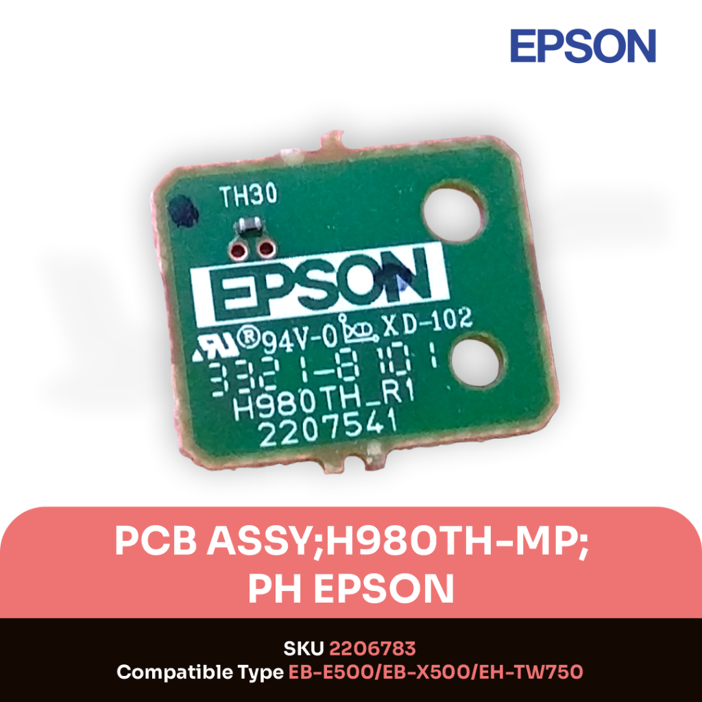 Jual PCB ASSY;H980TH-MP;PH EPSON EB-E500/EB-X500/EH-TW750 | Shopee ...