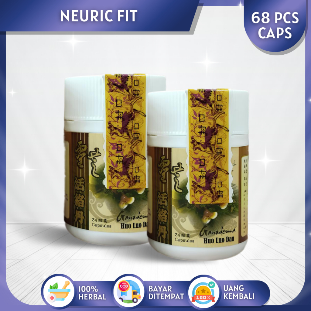 Jual [2 BOTOL] NEURIC FIT solusi saraf kejepit nyeri pinggang punggung kronis tahunan nyeri ...
