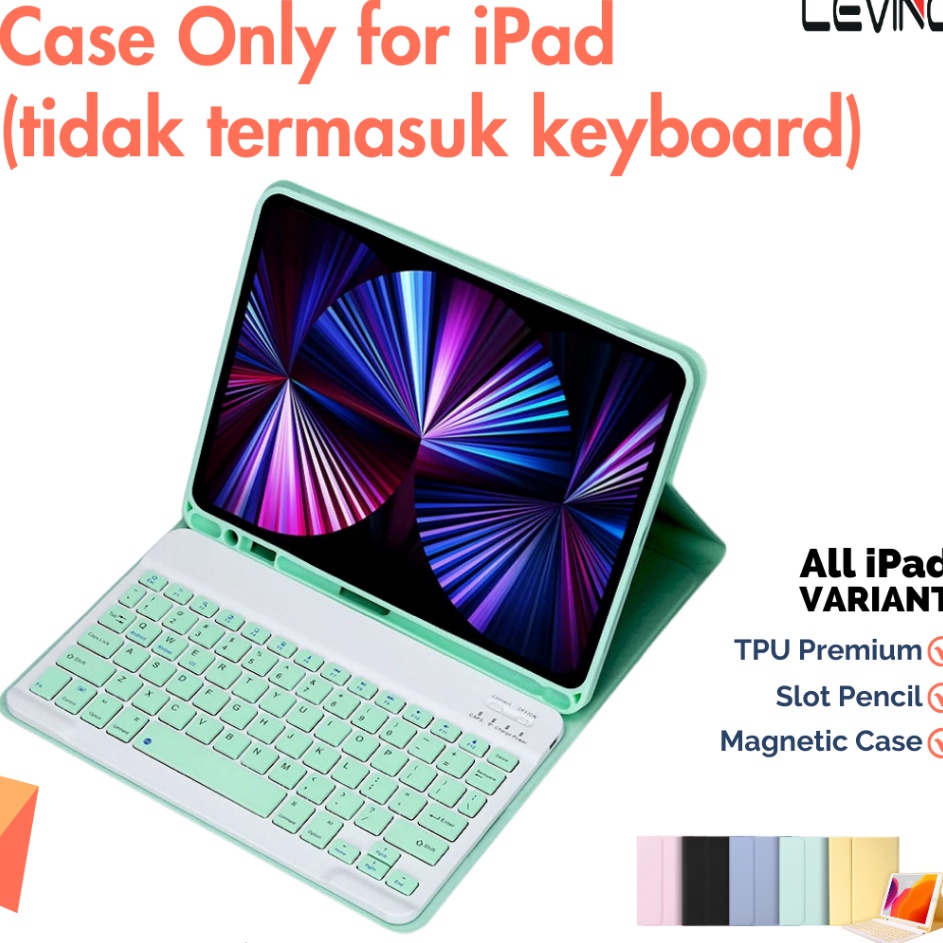 Jual Casing Keyboard Khusus for IPad Gen 789 12 Air1Air2 Mini 6 83 ...