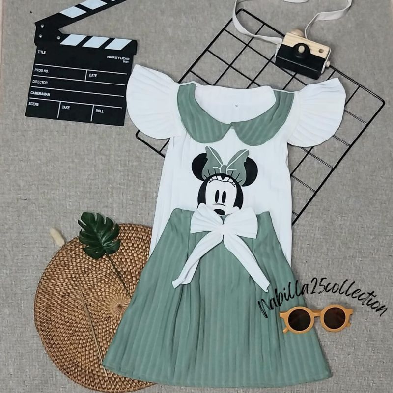 Jual SETELAN ROK ANAK PEREMPUAN 1-7 TAHUN ONE SET MICKEY MOUSE SET ROK ...