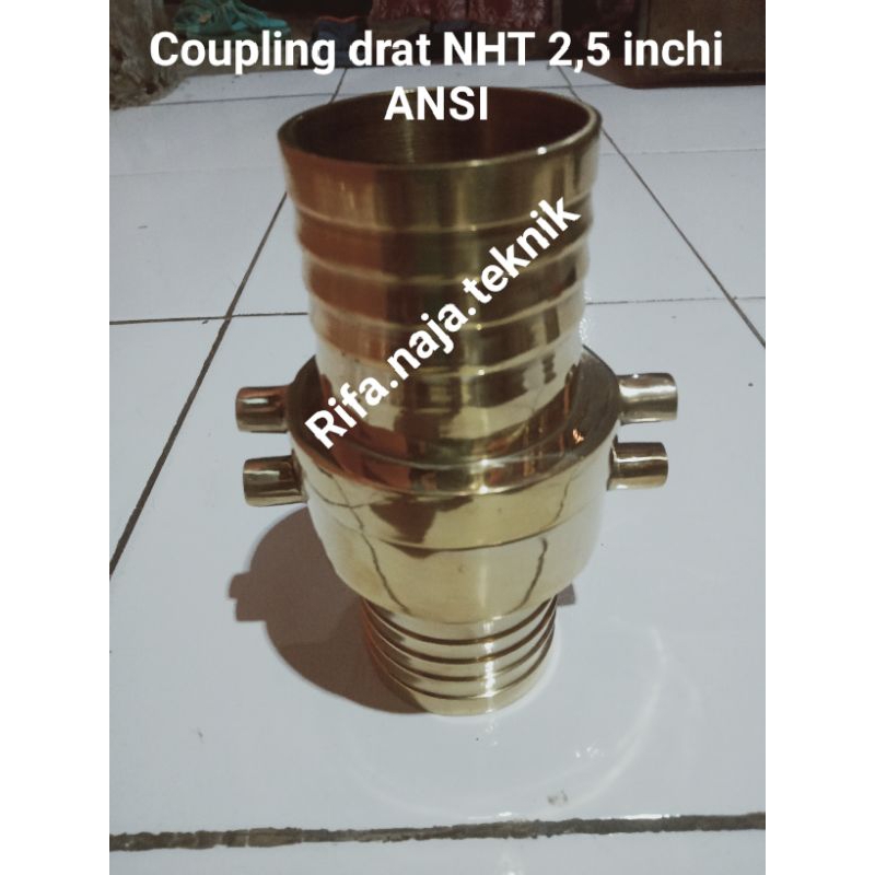 Jual Coupling Selang Pemadam Drat NHT 2,5 inchi Ansi | Shopee Indonesia