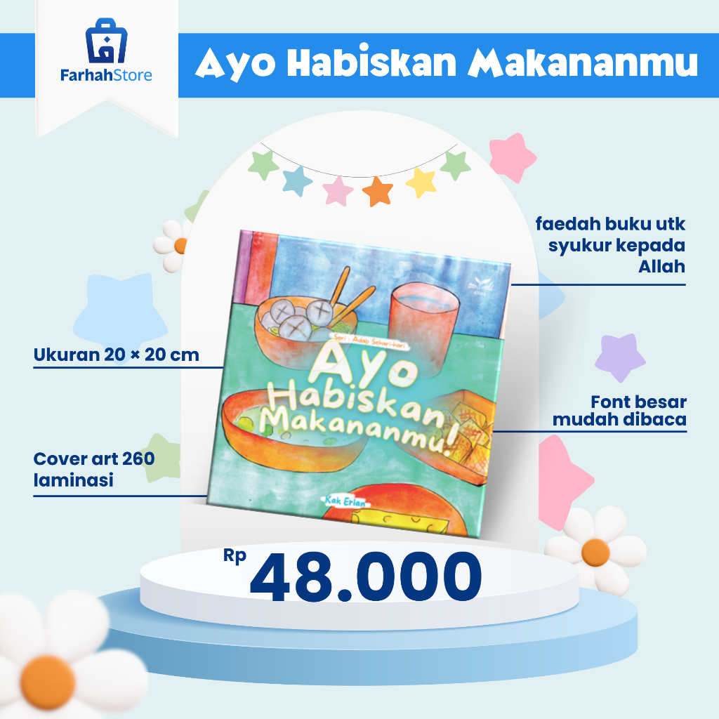 Jual Ayo Habiskan Makananmu - Kak Erlan | Shopee Indonesia
