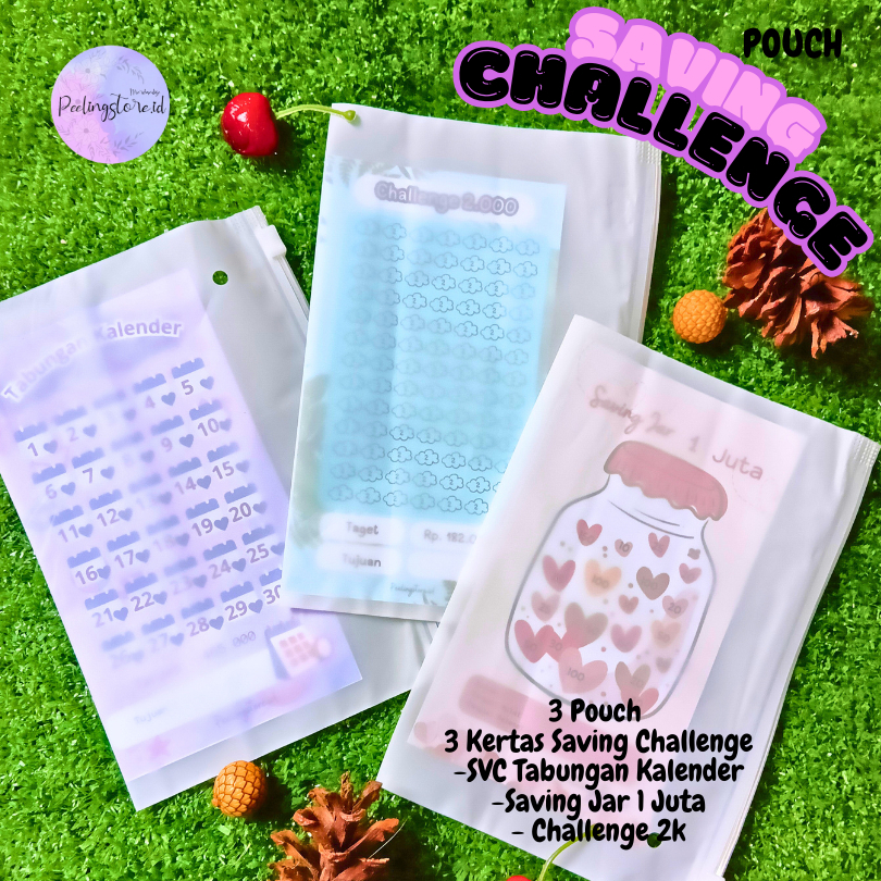 Jual [3 set] paket menabung paket saving pouch tempat nabung murah ...