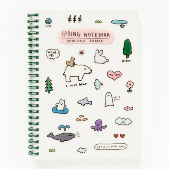 Jual Artbox spring Notebook Grid 3008878 (NEW ARRIVAL) | Shopee Indonesia