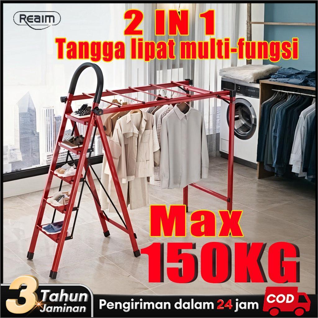 Jual Reaim Tangga lipat multi-fungsi / rak pengering tangga / tangga ...