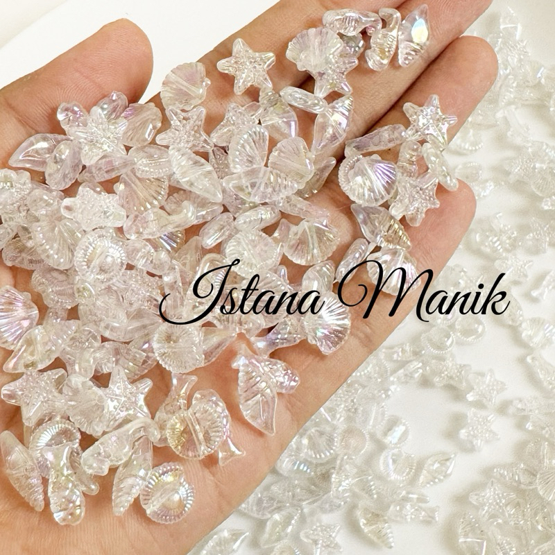 Jual Manik mote Biota Laut Bening (15gr) | Shopee Indonesia
