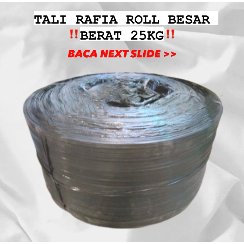 Jual Tali Rafia roll besar 25kg murah (BACA DESCRIPTION) | Shopee Indonesia