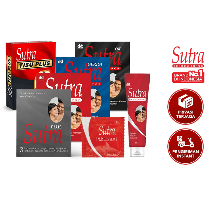 Jual Kondom Sutra isi 3's & 12's, Sutra Tisu Plus, Lubricant Sutra 50ml ...