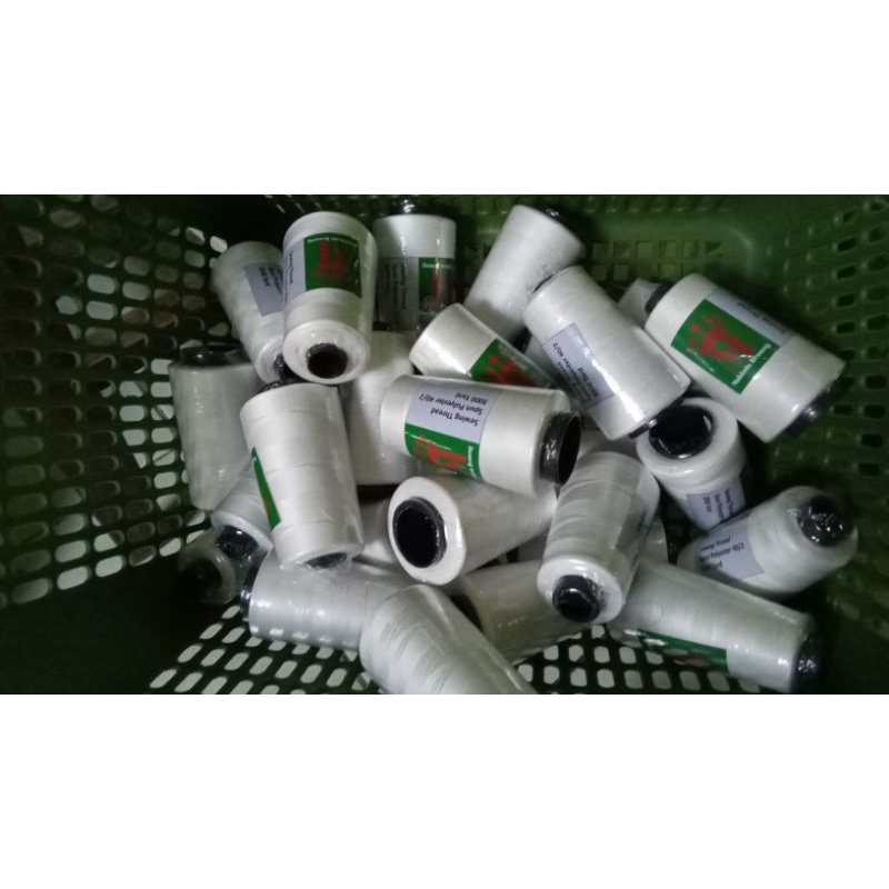 Jual benang jahit mahkota khusus warna putih | Shopee Indonesia