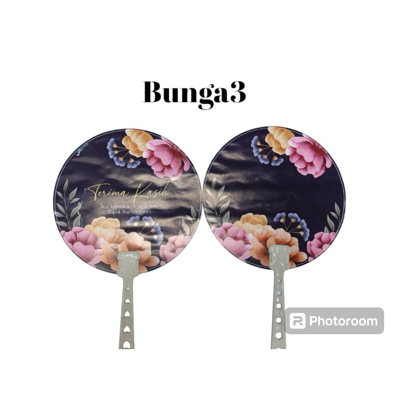 Jual souvenir kipas bulat motif bunga isi 50 pcs | Shopee Indonesia