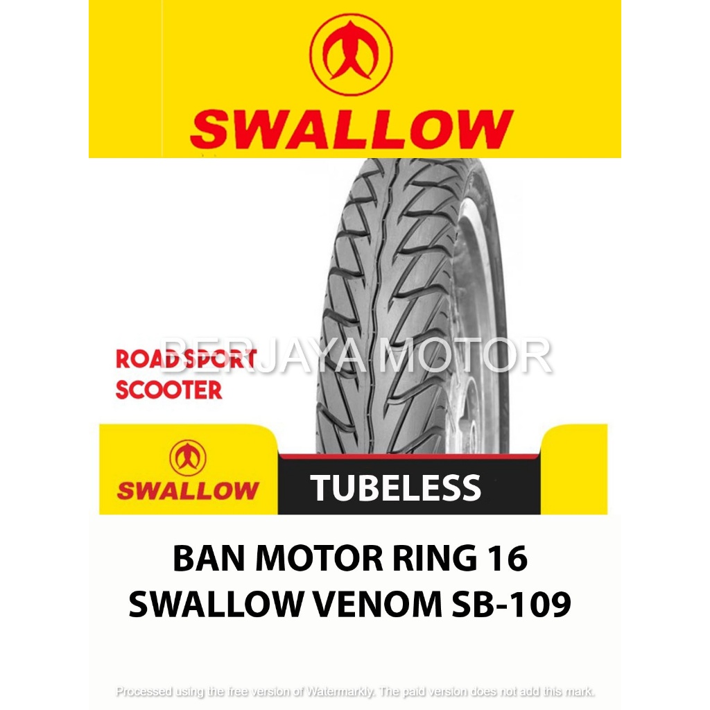 Jual BAN MOTOR RING 16 SWALLOW VENOM SB-109 7090-16 80/90-16 90/90-16 ...