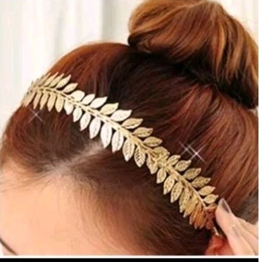 Jual Bando besi gaya bohemian korea daun viral BND12 | Shopee Indonesia