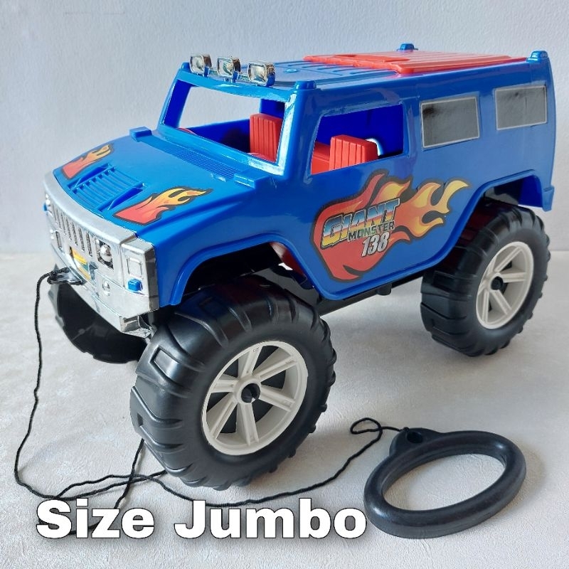 Jual Mainan Mobil Mobilan Tarik Ukuran Besar Giant Monster Jeep Car ...