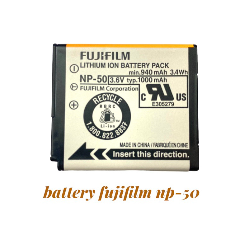 Jual Battery FujiFilm NP-50 for Fujifilm X10/X20, FinePix F100/F50FD ...