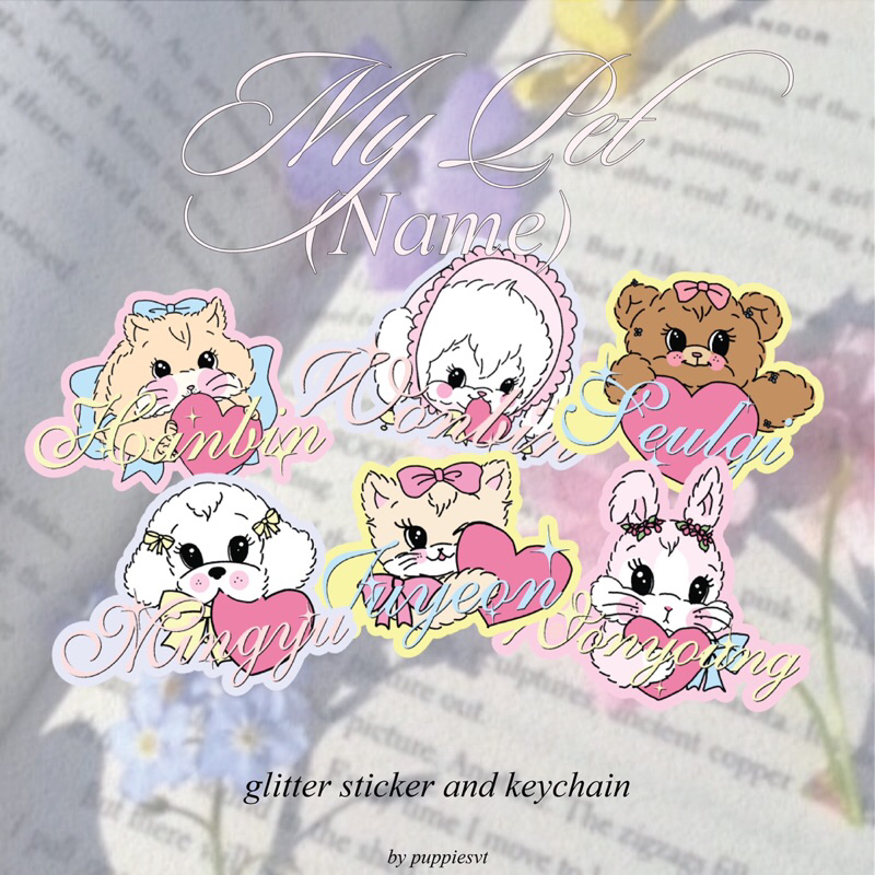Jual [BACA DESKRIPSI] My Pet (Name) Stickers and Keychain | Shopee ...
