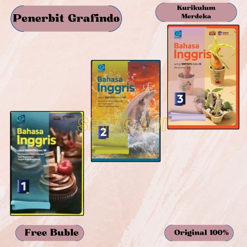 Jual Bahasa Inggris SMP Kelas 7 8 9 Kurikulum Merdeka Penerbit Grafindo | Shopee Indonesia