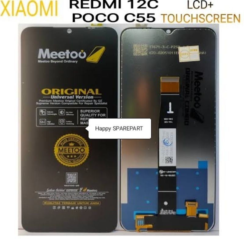 Jual Lcd redmi 12c metoo original 100% | Shopee Indonesia
