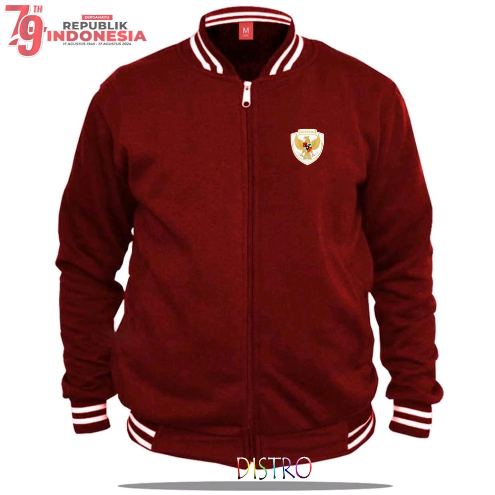 Jual Bayar Di Tempat - Jacket Varsity Logo Garuda New Kemerdekaan ...